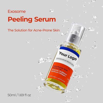 China OEM ODM Skincare Exosomes Aha Bha Salicylic Acid Facial Serum Anti Aging Acne Pore Tightening Facial Peeling Serum for sale