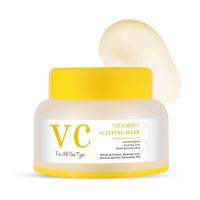China OEM ODM Skincare Set Private Label Vitamin C Brightening Glow VC Facial Cleanser Cream Body Wash Sleeping Mask Skincare Kit for sale
