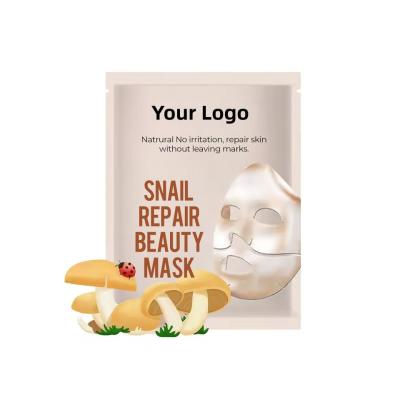 China OEM ODM Brand Snail Skin Care Vitamin C facial mask Anti aging Whitening Spot Whitening Facial facial mask for sale