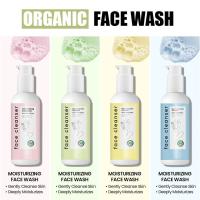 China OEM ODM Organic Aloe Anti aging Facial Cleanser Deep Makeup Refreshing Cleanser gel Jelly Facial Cleanse for sale