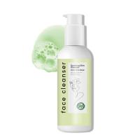 China OEM ODM brand customized organic aloe vera facial cleanser for women, soothing acne, moisturizing, smoothing, whitening, makeup and skincare facial cleanser for sale