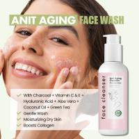 China OEM ODM Organic Aloe Anti aging Cleanser Deep Makeup Refreshing Cleanser gel Jelly Facial Cleanser for sale