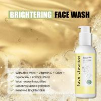 China OEM ODM brand customized facial cleanser Organic moisturizing skin brightening jelly facial cleanser Whitening foaming facial cleanser gel for sale
