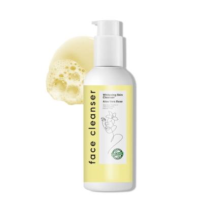 China OEM ODM brand customized facial cleanser Organic moisturizing skin brightening jelly facial cleanser Whitening foaming facial cleanser gel for sale