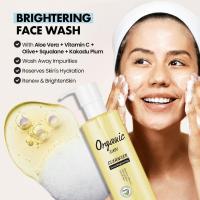 China OEM ODM customized organic vitamin C facial gel skin moisturizing and whitening jelly facial cleanser whitening amino acid facial cleanser for sale