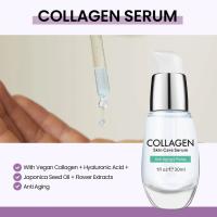 China OEM ODM customized collagen blood pure vegetarian skin care products anti-aging plump anti wrinkle skin care products facial essence for sale