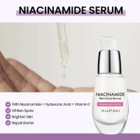 China OEM ODM Cosmetic Vegetarian Organic Nicotinamide Serum Skin Care Product Whitening, Calming, Skin Brightening, Facial essence for sale