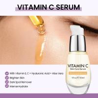 China OEM ODM Cosmetics Beauty Vegetarian Serum Skin Care Products Whitening Skin Brightening Vitamin C Face essence for sale