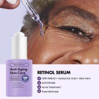 China OEM ODM brand cosmetics, beauty essence, vegetarian skin care products, anti-aging, wrinkle reduction, retinol, facial skin serum for sale