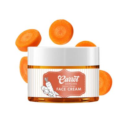 China OEM ODM brand whitening anti-aging brightening carrot vitamin C retinol nicotinamide shea butter facial moisturizer for sale