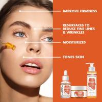 China OEM ODM Korean brand customized skin care set Carrot facial cleanser whitening brightening beauty face cream skin care product moisturizing firming anti wrinkle essence serum for sale
