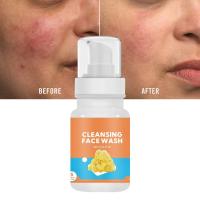 China OEM ODM Korean brand facial cleanser sulfur whitening and acne treatment oil control cleanser shrinks pores and cleanses the face for sale