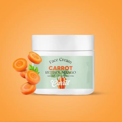 China OEM ODM customized whitening skin care products face cream anti-aging whitening carrot vitamin c retinol facial moisturizing cream for sale