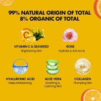 China OEM ODM brand organic face cream Aloe based vitamin c facial moisturizing cream Black skin care quick whitening face cream Skin whitening for sale