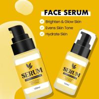 China OEM ODM brand organic aloe and green tea liquid vitamin C facial essence - super whitening, brightening, moisturizing and anti-aging for sale