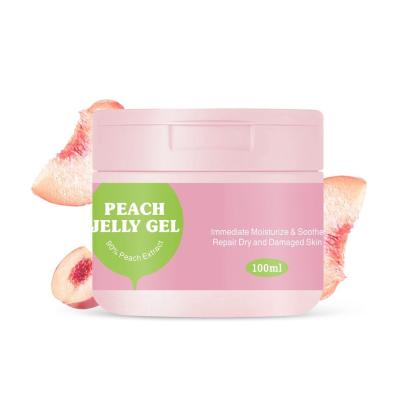 China OEM ODM Korean Beauty Organic Skin Care facial mask Vitamin c Injected Peach Crystal Jelly Hyaluronic Acid Firming facial mask for sale