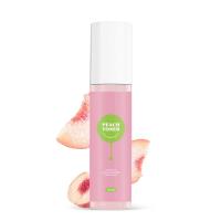China OEM ODM Korean Brand Cosmetics Organic Skincare Facial Refreshing Toner Pore Tightening Product Peach Skincare Facial Toner for sale