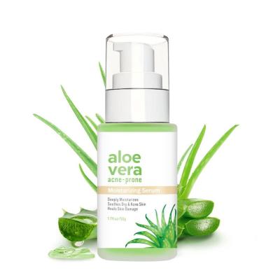 China OEM ODM Korean Organic Facial Skin Care essence Facial Soothing Anti aging Aloe Vera Skin Care Product Facial Anti wrinkle Serum for sale