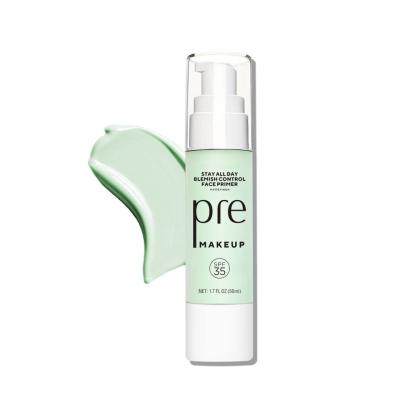 China OEM ODM Korean Cosmetics Spf 35 Makeup Priming Anti oxygen foundation make-up Facial Primer Moisturizing Pore Minimizing Makeup Primer lotion Cream for sale