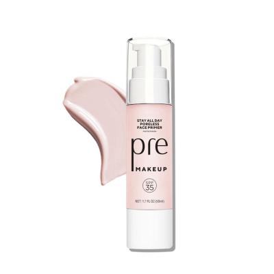 China OEM ODM Spf 35 Makeup Base Anti oxygen foundation make-up Facial Primer Moisturizing Pore Minimizing Makeup Primer lotion Cream for sale