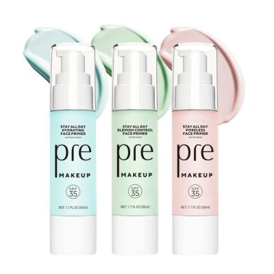 China OEM ODM Korean Brand Custom Spf 35 Makeup Priming Anti oxygen foundation make-up Primer Moisturizing Pore Minimizing Makeup Primer lotion face cream for sale