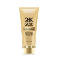 China OEM ODM 24k Gold face cream Organic Acne Cleanser Wholesale Purifying Pore Breaking Melanin Self owned Brand Deep Cleaning Facial for sale