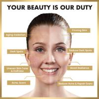 China OEM ODM 24k Gold face cream Organic Acne Cleanser Wholesale Purifying Pore Breaking Melanin Self owned Brand Deep Cleaning Facial for sale
