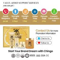 China OEM ODM 24k Gold Skin Care Set face cream Facial Cleanser Organic Acne essence Wholesale Purifying Pore Breaking Melanin face cream Deep Cleaning Facial Moisturizing facial mask for sale