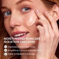 China OEM ODM Brand Smooth Skin Makeup Foundation Anti oxygen foundation make-up Facial Primer Moisturizing Pore Minimizing Primer lotion Spf25 Sun Protection for sale
