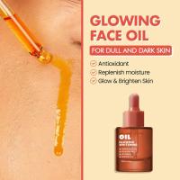 China OEM ODM Whitening Skincare Essential Oil Brand Organic Skincare Products Vitamin C Grape Seed Oil Facial Glowing Skin Black Skin Whitening Oil for sale