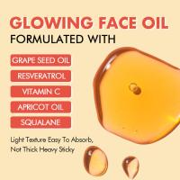 China OEM ODM Whitening Skincare Essential Oil Brand Organic Skincare Products Vitamin C Grape Seed Oil Facial Glowing Skin Black Skin Whitening Oil for sale