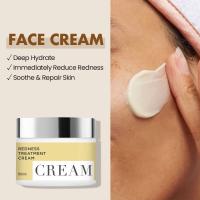 China OEM ODM pure anti sensitive skin face cream skin care product moisturizing deep repair day cream aloe suitable for damaged sensitive skin repair face cream for sale