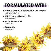 China OEM ODM Deep Cleaning Exfoliating Facial Cleanser Hyaluronic Acid based Pore Minimization Hard Pore Cleanser for sale