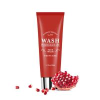 China OEM ODM brand high-quality moisturizing and smooth facial cleanser, pure natural pomegranate facial cleanser, whitening and pore cleaning facial cleanser for sale