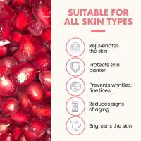 China OEM ODM brand high-quality moisturizing and smooth facial cleanser, pure natural pomegranate facial cleanser, whitening and pore cleaning facial cleanser for sale