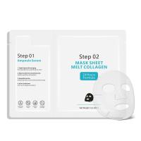 China OEM ODM Korean Cosmetics Wholesale Skin Care Two in One essence Liquid and facial mask Melting Collagen Crystal Facial Brightening Anti Wrinkle Tablet facial mask for sale