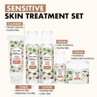 China OEM ODM Korean brand sensitive skin care product set natural facial toner, redness, anti allergy and moisturizing facial essence, lotion, face cream, soothing essence, serum for sale