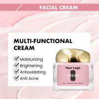China OEM ODM brand organic skin care face cream beauty product anti-aging facial moisturizing cream collagen wrinkle removing and brightening face cream for sale