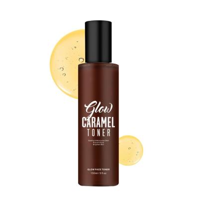 China OEM ODM brand pore minimization brightening skin acne treatment exfoliating skin moisturizing caramel facial toner black female for sale