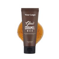 China OEM ODM Customized Natural Vegetarian foam Cleanser Caramel Facial Cleanser Anti acne Skin Brightening Self owned Brand Facial Cleanser for sale