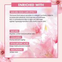 China OEM ODM Brand High Quality Organic Facial Cleanser Deep Cleaning, Moisturizing and Brightening Cherry Blossom foam Facial Cleanser for sale