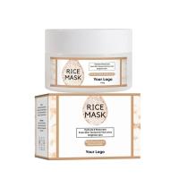 China OEM ODM Rice Sleep facial mask Cream Cosmetics Skin Care Products Natural Whitening&Moisturizing facial mask for sale