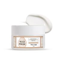 China OEM ODM Rice Sleep facial mask Cream Cosmetics Skin Care Products Natural Whitening&Moisturizing facial mask for sale
