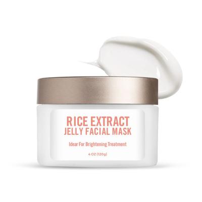 China OEM ODM Rice Sleep facial mask Cream Cosmetics Skin Care Products Natural Whitening&Moisturizing facial mask for sale