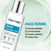 China OEM ODM Brand Skin Care Toner Glycolic Acid Whitening Acne Removing Skin Toner spray for sale