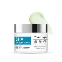 China OEM ODM Aha Bha Pha face cream Acne Care Exfoliation Fast Calming Sensitive Whitening Skin Brand Facial Moisturizing face cream for sale