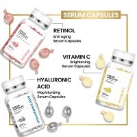 China OEM ODM Brand Facial Serum Capsules Skincare Products Vitamin C Hyaluronic Acid Retinol Whitening and Anti Aging Serum Capsules for sale
