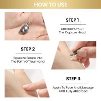 China OEM ODM Brand Facial Serum Capsules Skincare Products Vitamin C Hyaluronic Acid Retinol Whitening and Anti Aging Serum Capsules for sale