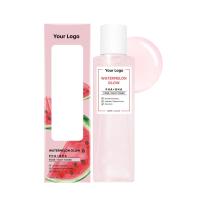 China OEM ODM brand cosmetics facial toner skin care exfoliating pore firming watermelon PHA AHA glow facial essence toner for sale