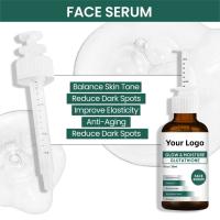 China OEM ODM brand hyaluronic acid herbal anti-aging whitening spot whitening facial essence, suitable for black skin and black women for sale